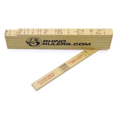 RULE FOLD BRICK SPACING 6'